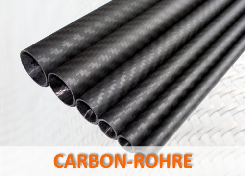 Carbon Rohr Ø 8-30mm / CFK Tube 3K Köper matt 1000mm / Hobbyline | eBay